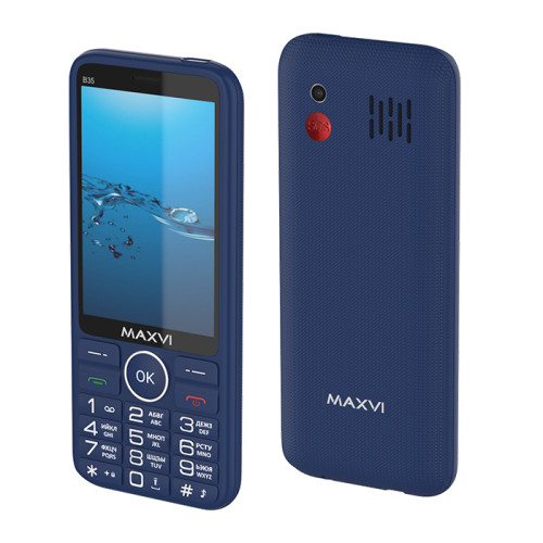 Моб.телефон Maxvi B35 Blue - купить в Луганске в магазине Xtel